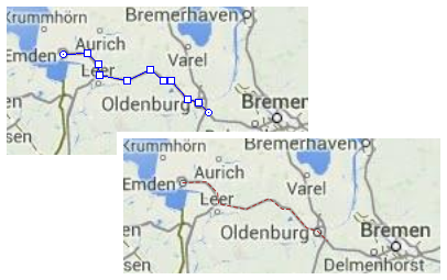 GIS route | AnyLogic Help