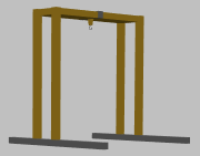 Overhead crane | AnyLogic Help