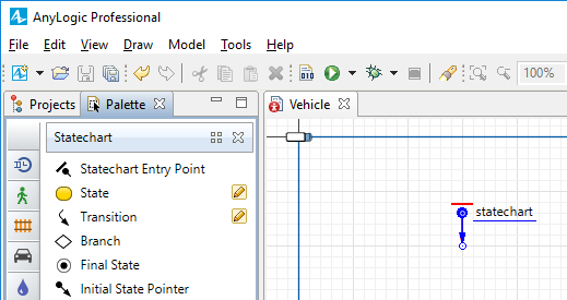 3. Adding trucks | AnyLogic Help